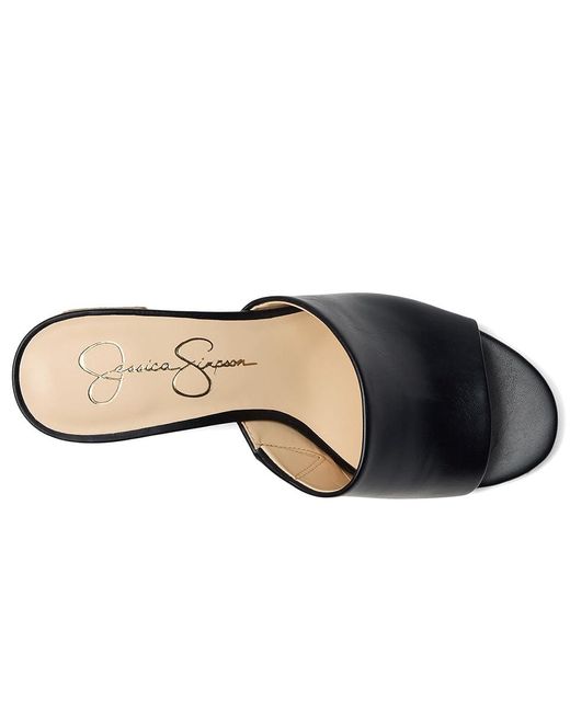 Jessica Simpson Kameena Mule Platform Sandals Sandals, Leather in Black ...