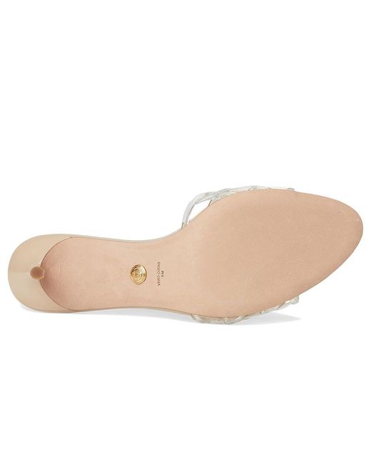 Veronica Beard Tia Jelly Wedge Shoes Clear/Sand Jelly, Synthetic in ...
