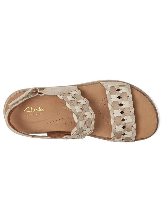 Clarks Arwell Glide Sandals 11 B in Metallic | Lyst