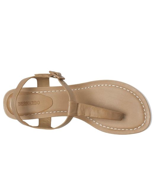 Bernardo Goya Wedge Shoes, Leather in Metallic | Lyst