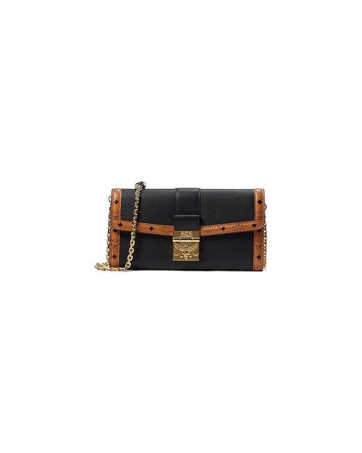 MCM Tracy Leather Woc Large () Handbags in Black | Lyst