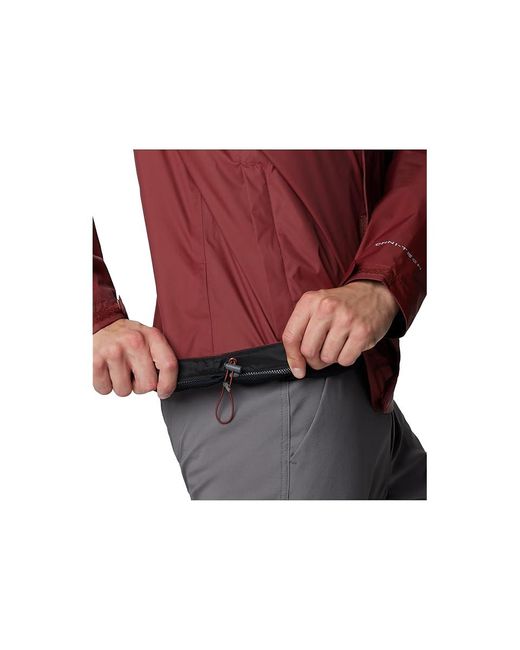 Columbia Watertight Ii Jacket Jacket, Nylon/Polyester in Red for Men | Lyst
