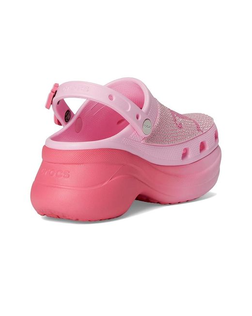 Crocs™ Clog Slippers, Synthetic in Pink | Lyst