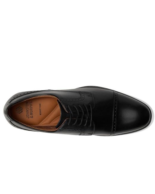 Johnston & Murphy Reeve Cap Toe Lace Up Wing Tip Shoes 8.5 M (D) Full ...