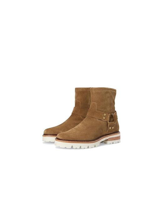 Frye Leather Harness Ankle Booties in Brown | Lyst