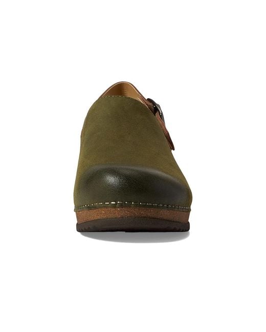 Dansko Merrin ( Burnished Suede) Shoes in Green | Lyst