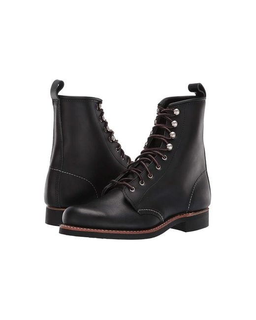 Red Wing Silversmith Lace-Up Boots 5 M (B) Leather in Black | Lyst