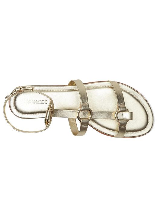 Bernardo Hera Wedge Shoes, Leather in Metallic | Lyst