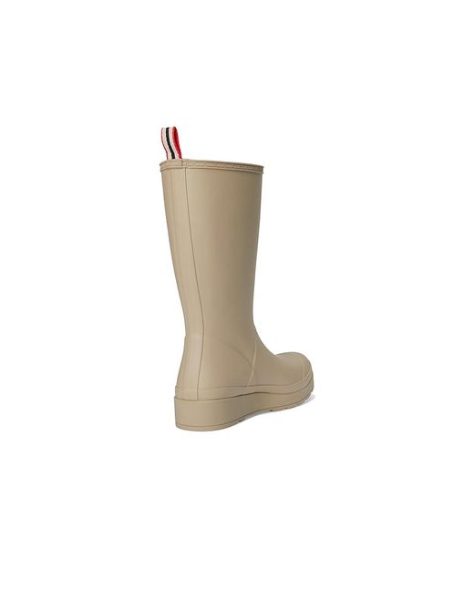 HUNTER Play Tall Boot Rain Boots, Rubber in Black | Lyst