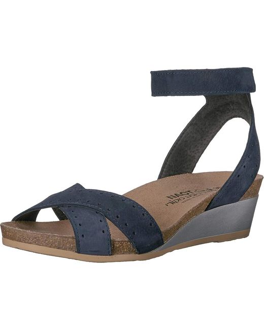 Naot Wand Shoes Velvet Nubuck/Glass, Leather in Blue | Lyst