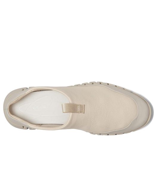 Ecco Gruuv Slip-On Sneaker (Gravel/Limestone) Shoes in White | Lyst