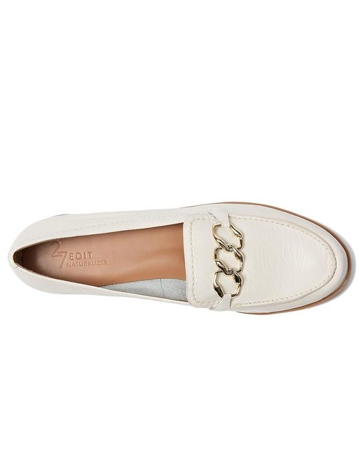 Naturalizer 27 Edit Sevyn (Satin Pearl Patent Leather) Shoes in White ...