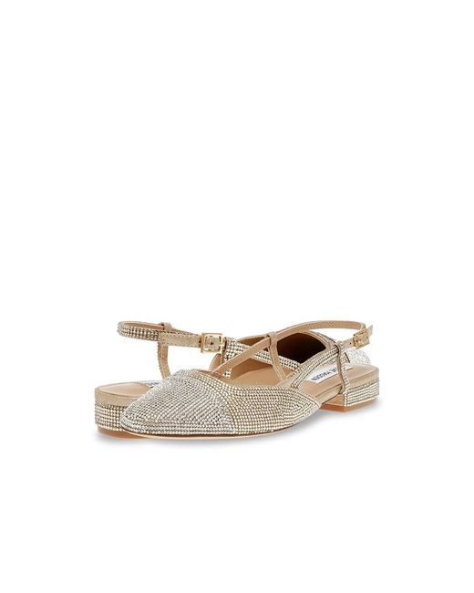 Steve Madden Belinda (Champagne) Flat Shoes in White | Lyst