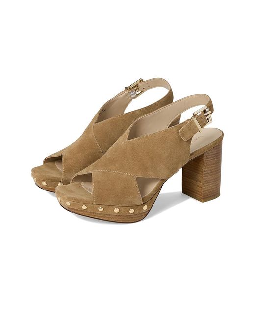 Pelle Moda Ambree Dress Sandals, Leather in Natural | Lyst