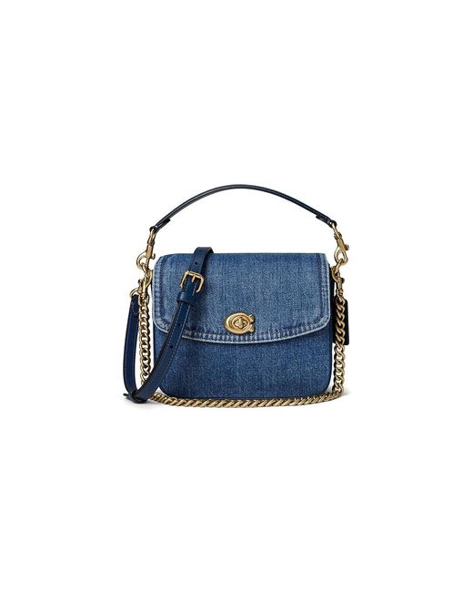 COACH Cassie Crossbody Bag 19 Shoulder Handbags, Cotton/Denim/Leather ...