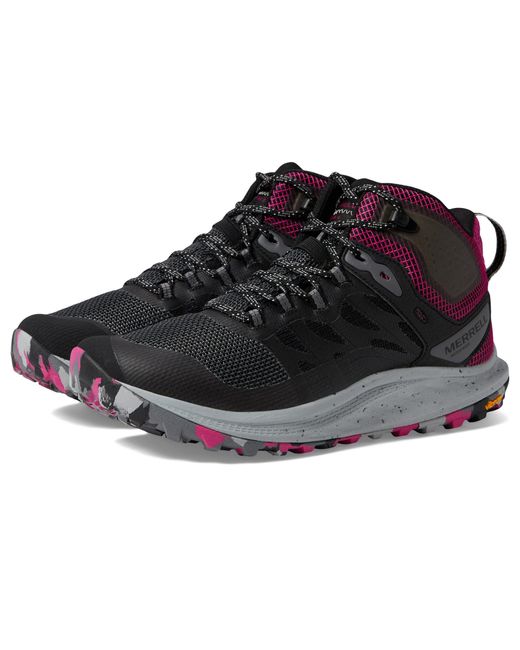 Merrell Antora 3 Mid Wp in Black | Lyst