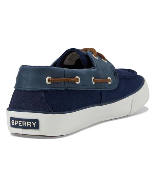 Sperry Top-Sider Bahama Ii Seasonal Lace-Up Boots 4 M (D) Linen/Manmade ...