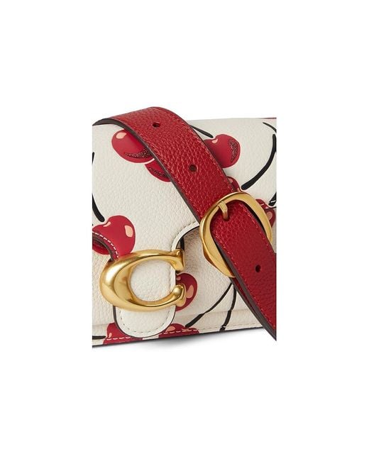 COACH Tabby Shoulder Bag 20 With Cherry Print Shoulder Handbags, Fabric ...