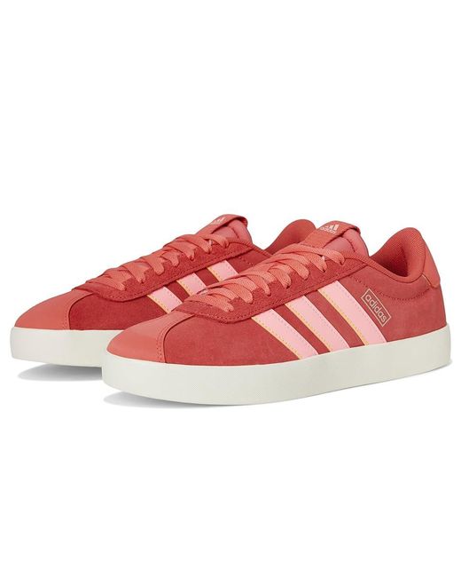 adidas Vl Court 3.0 (Preloved Scarlet/ Spark/Almost) Shoes in Red | Lyst