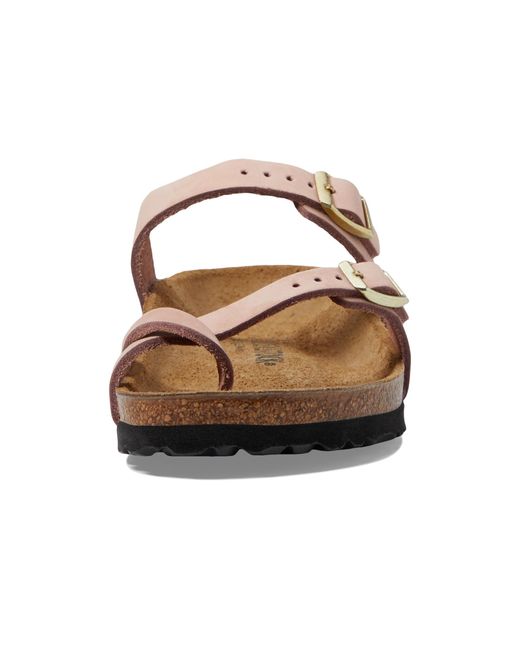 Birkenstock Mayari - Nubuck Leather in Brown | Lyst