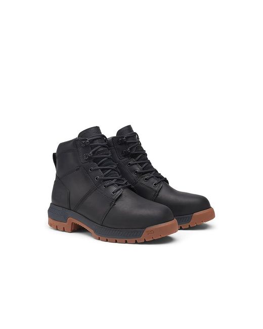 Timberland Steel Toe Work Boots in Black for Men | Lyst