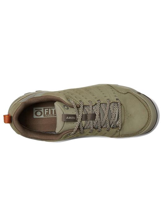 Obōz Sypes Low Leather B-Dry (Sandbox) Shoes in Gray for Men | Lyst