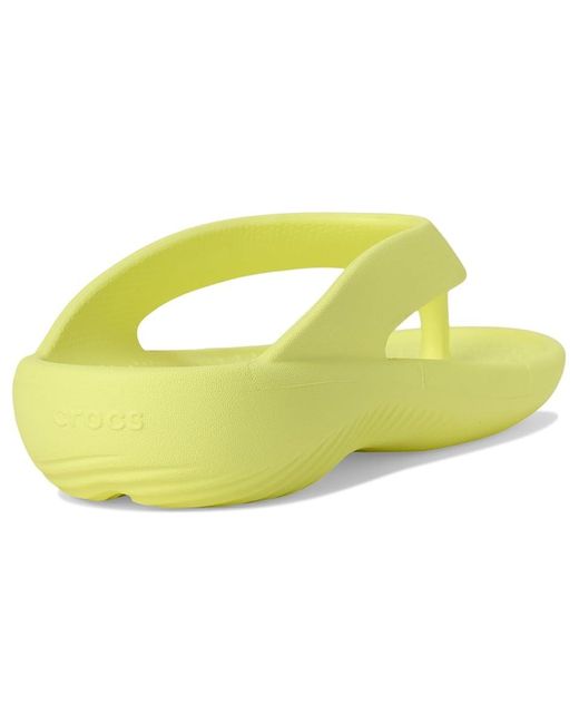 Crocs™ Mellow Recovery Flip Flop Sandals, Synthetic in Yellow | Lyst