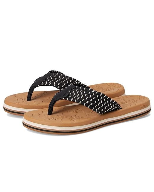 Roxy Colbee Hi Wedge Shoes, Textile in Black | Lyst