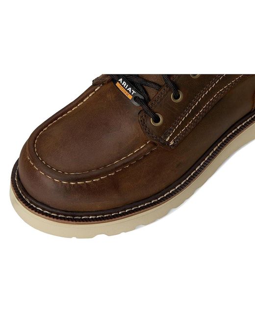 Ariat Rebar Wedge Moc Toe 6 Waterproof Work Boots Work Boots 7 Ee in ...