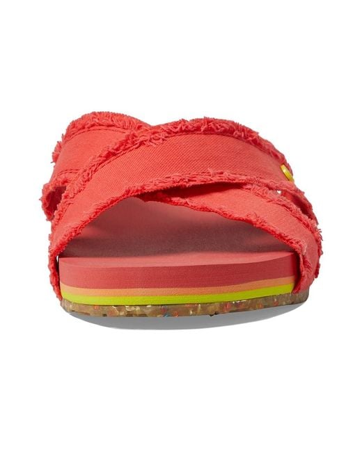 Vionic Beach Panama (Poppy) Shoes in Red | Lyst