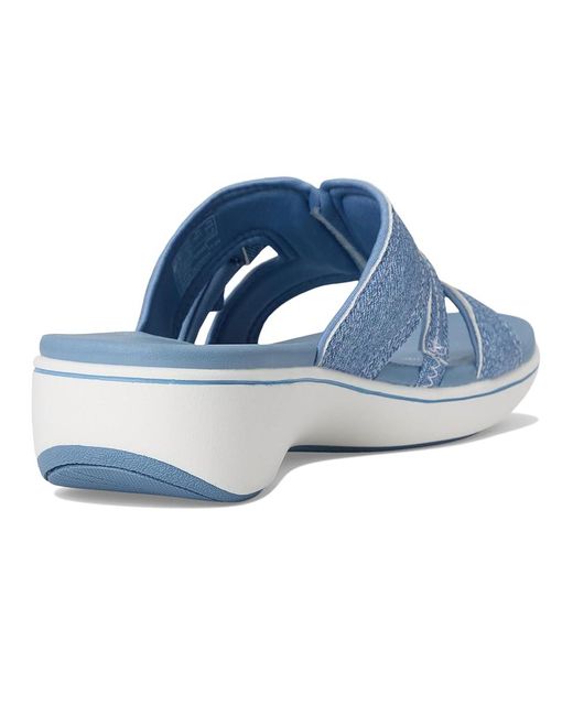 Clarks Breeze Rae Mia Sandals 12 D in Blue | Lyst