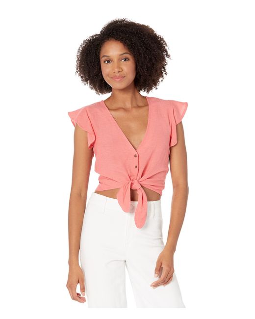 Roxy Synthetic Sweeter Than This In Red Lyst