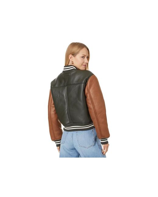 Blank NYC Two-Tone Bomber Jacket () Jacket in Black | Lyst