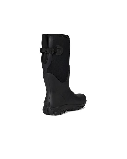 Bogs Classic Seamless Tall Adjustable Calf Rain Boots in Black for Men ...