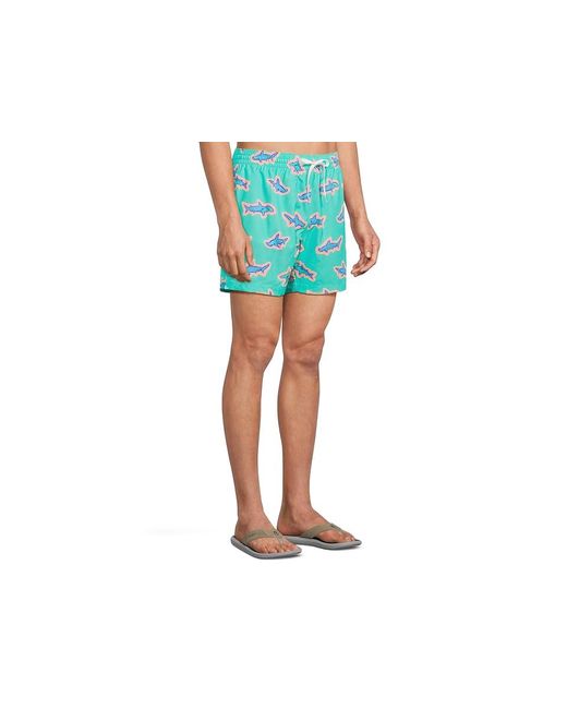Chubbies The Apex Swimmers 5.5 (Lined Classic Swim Trunk) Swimwear Sets Mint in Blue for Men | Lyst