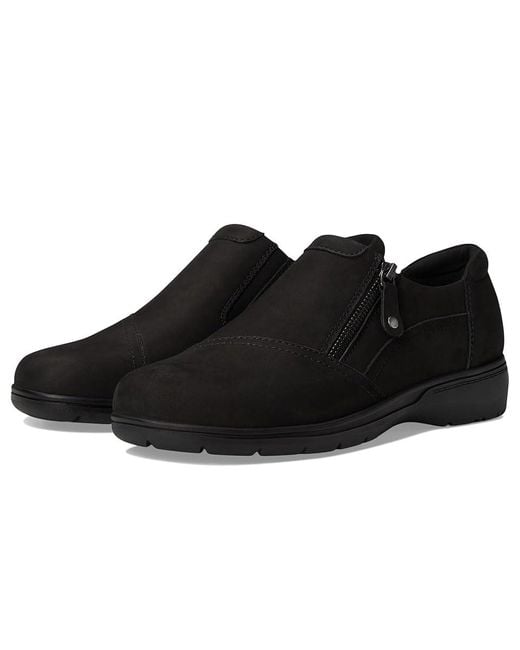 Rockport Hallie ( Leather) Shoes in Black | Lyst