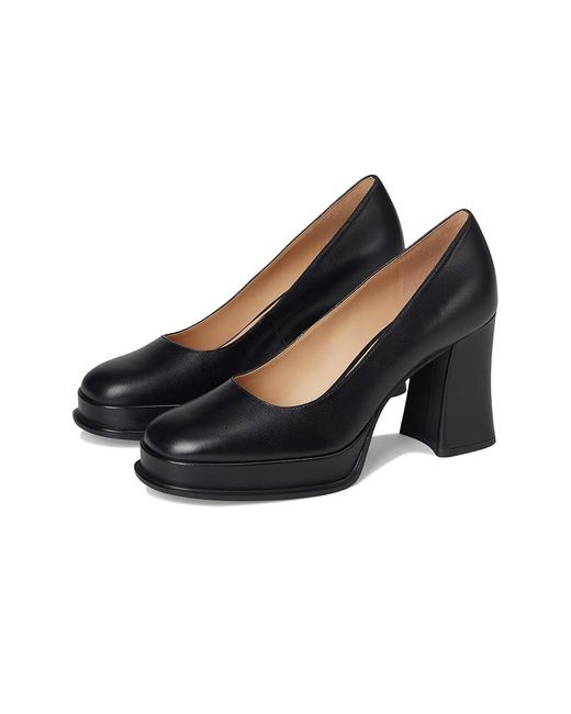 COACH Sculpted C Leather Pumps Shoes in Black | Lyst