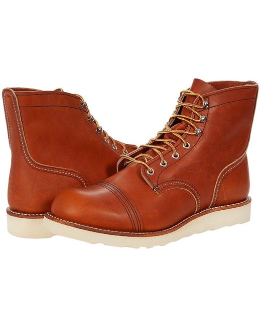 Red Wing Iron Ranger Traction Tred Shoes 7 D (M) Leather for Men | Lyst