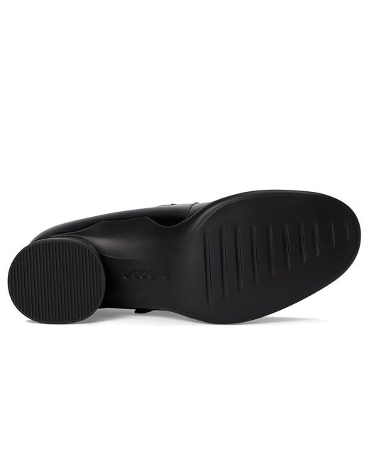 Ecco Sculpted 35 Luxe Mary Jane Pump High Heels, Leather in Black | Lyst