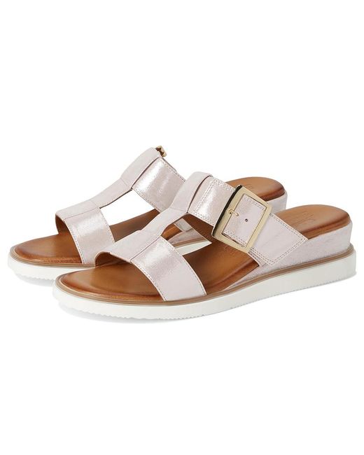 Spring Step Seaport Sandals, Leather/Rubber in White | Lyst