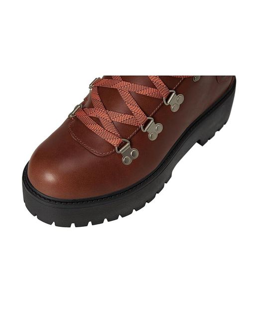 Timberland Stone Street Mid Lace-Up (Rust Full Grain) Boots in Brown | Lyst