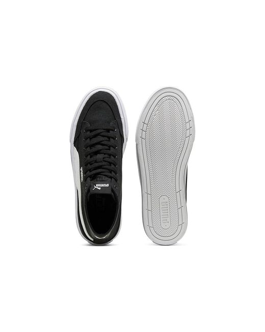 PUMA Court Classic Vulc Mid (/) Shoes in White for Men | Lyst