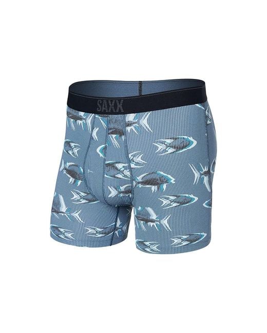 Saxx Underwear Co. Quest Quick Dry Mesh Boxer Brief Fly Underwear ...
