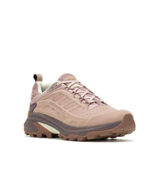 Merrell Moab Speed 2 Leather Waterproof in Pink | Lyst