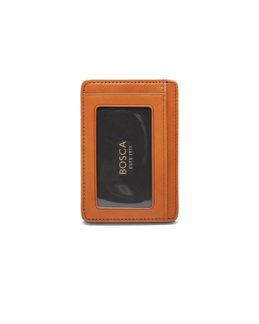 Bosca Old Leather - Airtag Seven-pocket Id Card Case in Brown for Men ...