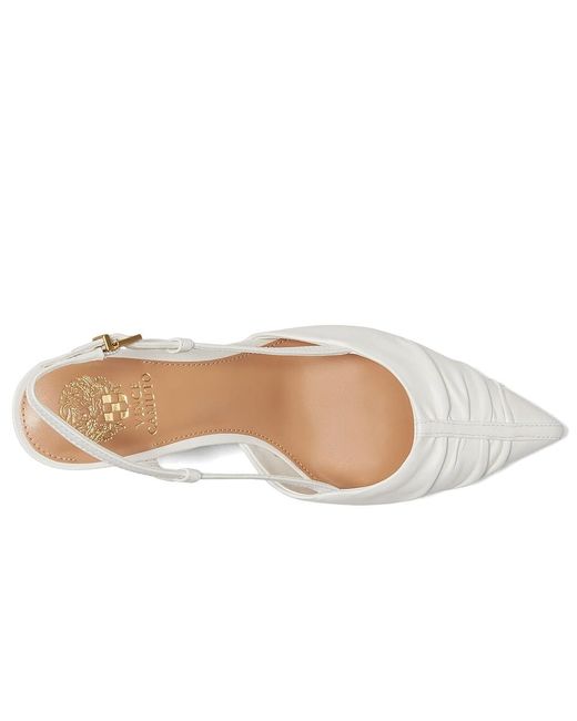 Vince Camuto Kelten Bunched Toe Slingback Pumps High Heels, Leather ...