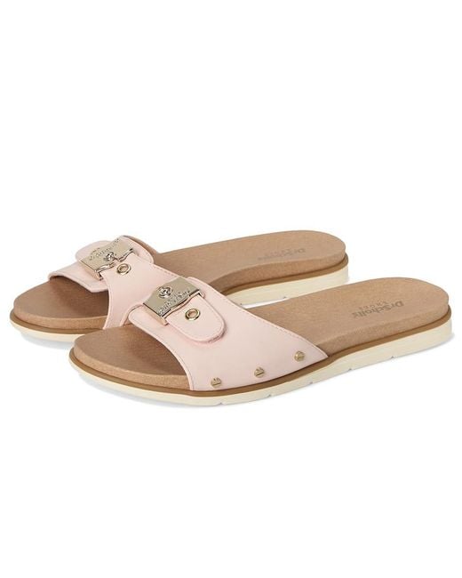 Dr. Scholls Nice Iconic Slides Sandals in Black | Lyst