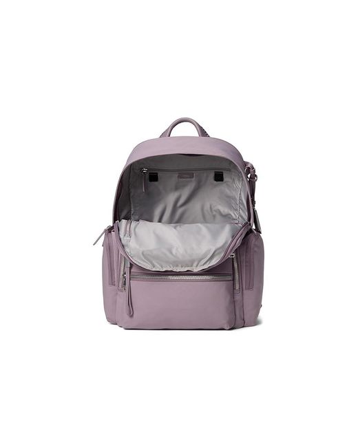 Tumi Celina Backpack Backpack Bags, Leather/Nylon in Purple | Lyst