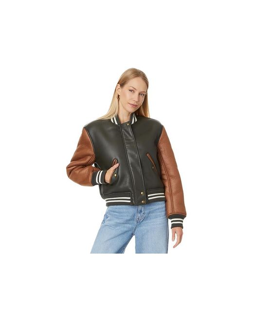 Blank NYC Two-Tone Bomber Jacket () Jacket in Black | Lyst