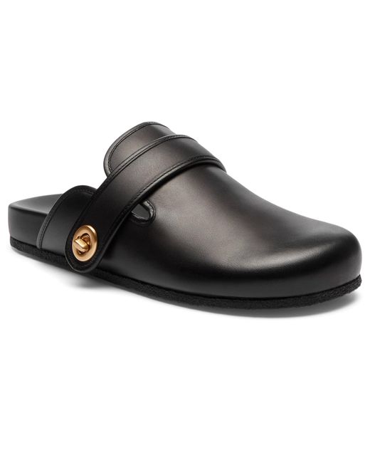 COACH Blake Leather Clog in Black | Lyst